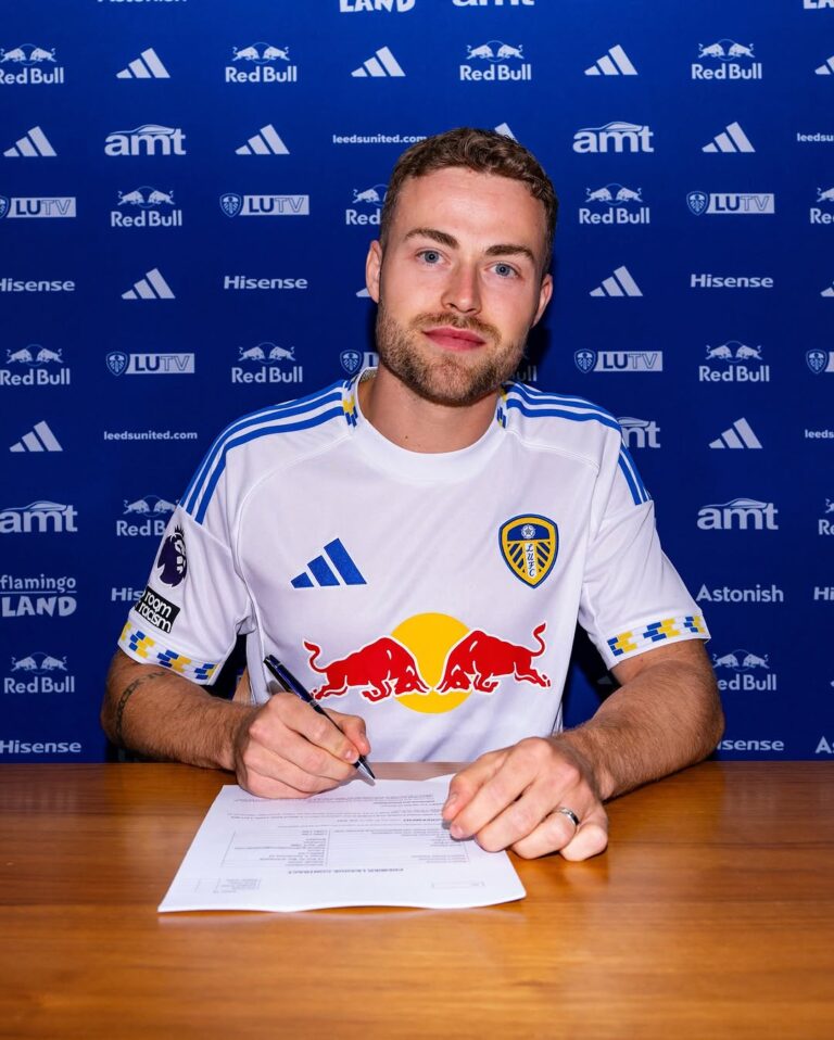 Leeds United 2025-26 Home Kit – J. FOOTBALLER